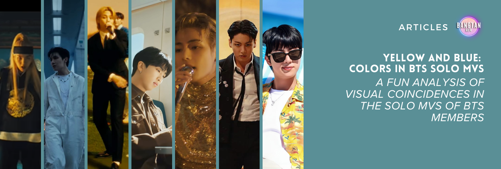 Yellow and Blue: Colors in BTS Solo MVs – A Fun Analysis of Visual ...